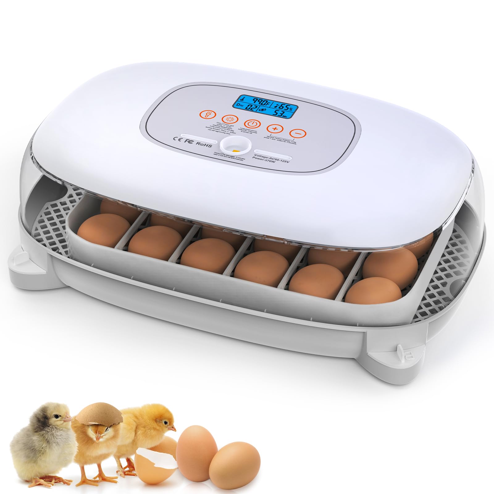 Mua Incubators for Hatching 24-50 Eggs with Humidity Indication Temperature Control, Egg Candle ...