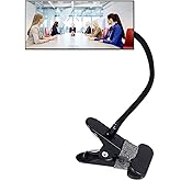 Amazon.com: Clip On Cubicle Mirror, Computer Rearview Mirror, Convex ...