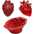 Amazon.com: Heart Silicone Mold - 3D Realistic Heart Jelly Mold with ...