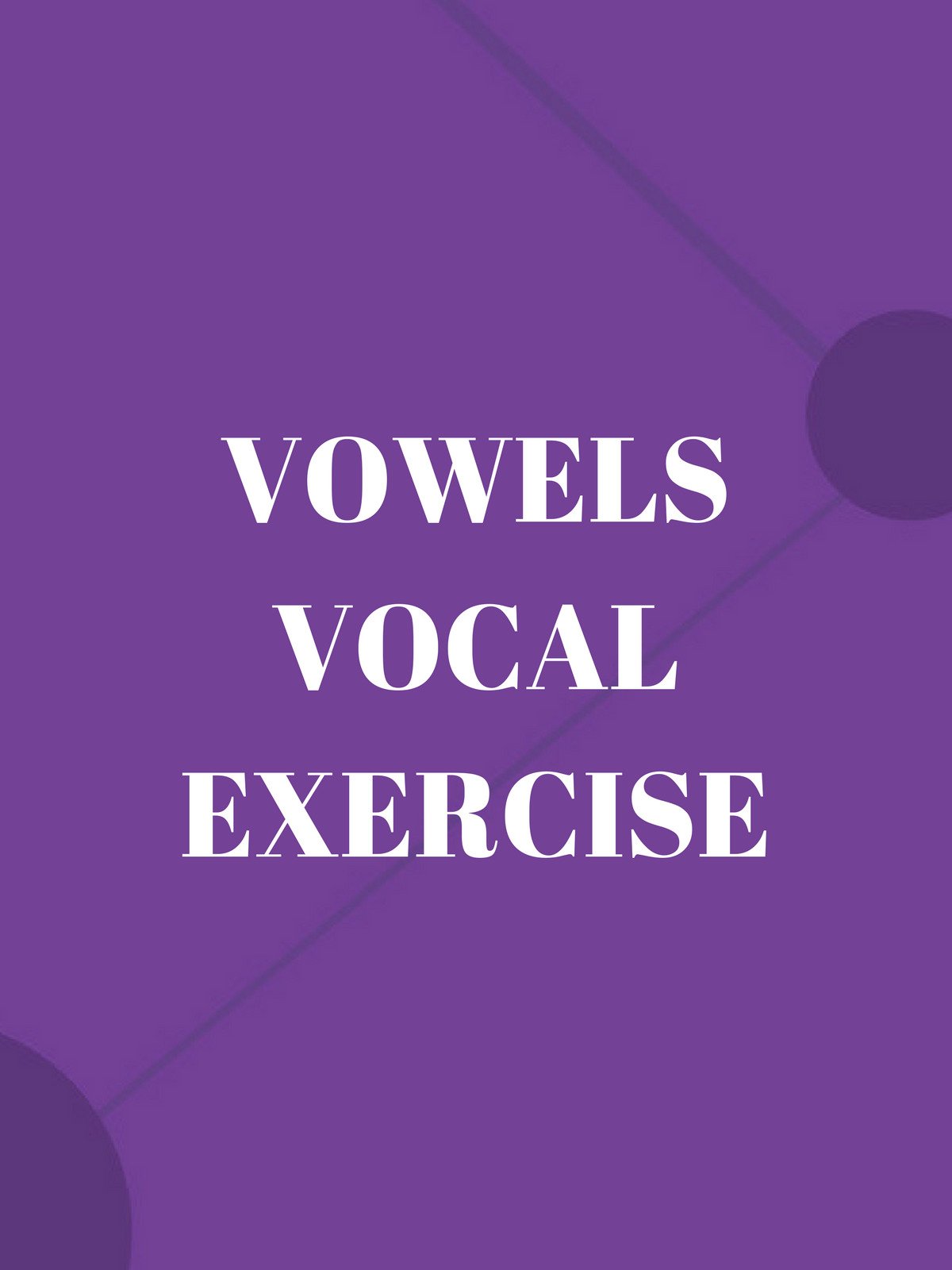 Watch Vowels Vocal Exercise | Prime Video