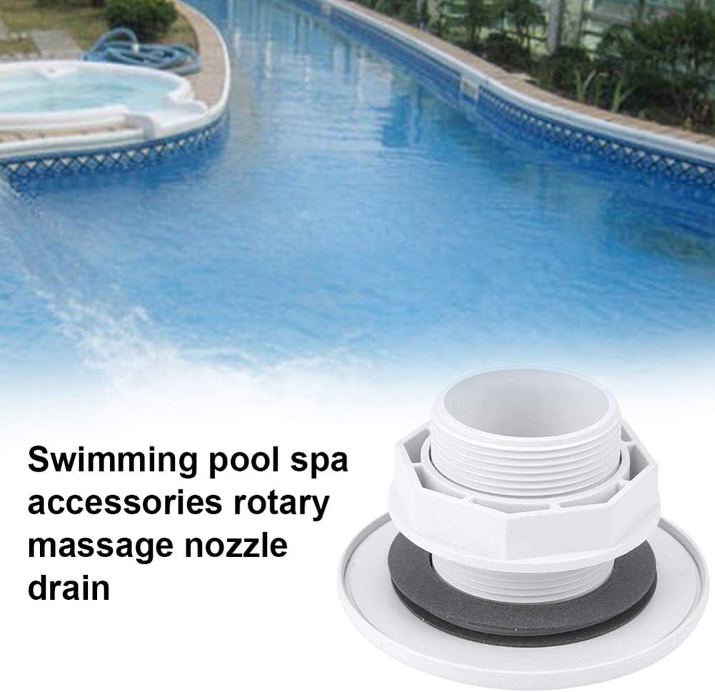 Ettzlo Pool Spa 360°Opening Hydrostream Return Jet Directional Flow Inlet Fitting with Thread ...