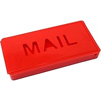Amazon.com: Plastic Front Mount Red Mailbox Flag for Brick, Stone ...