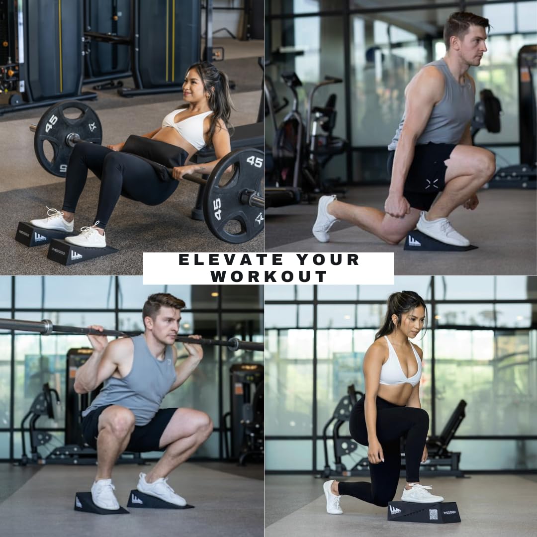 Mua Squat Wedgiez Squat Wedge Pair For Knees Over Toes Training- Anti ...