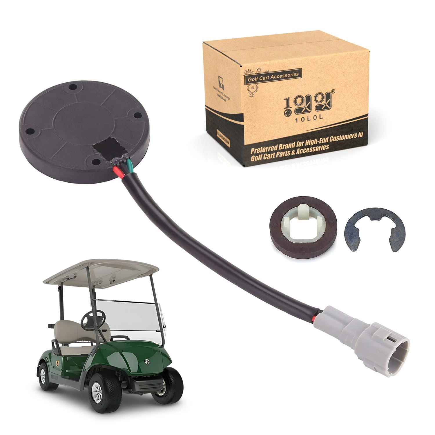 10L0L Golf Cart Speed Sensor Plus Speed Sensor Magnet for Yamaha G22 ...