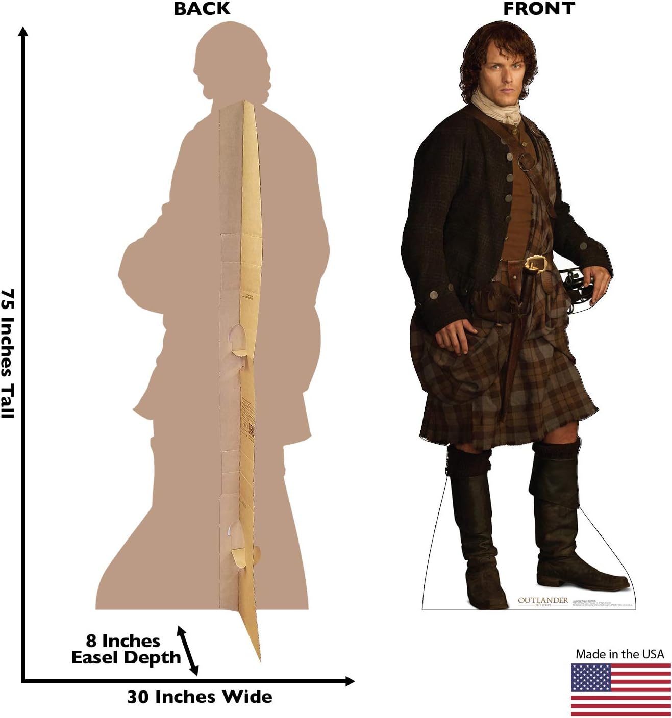 Home Décor Accents Advanced Graphics Jamie Fraser Life Size Cardboard ...
