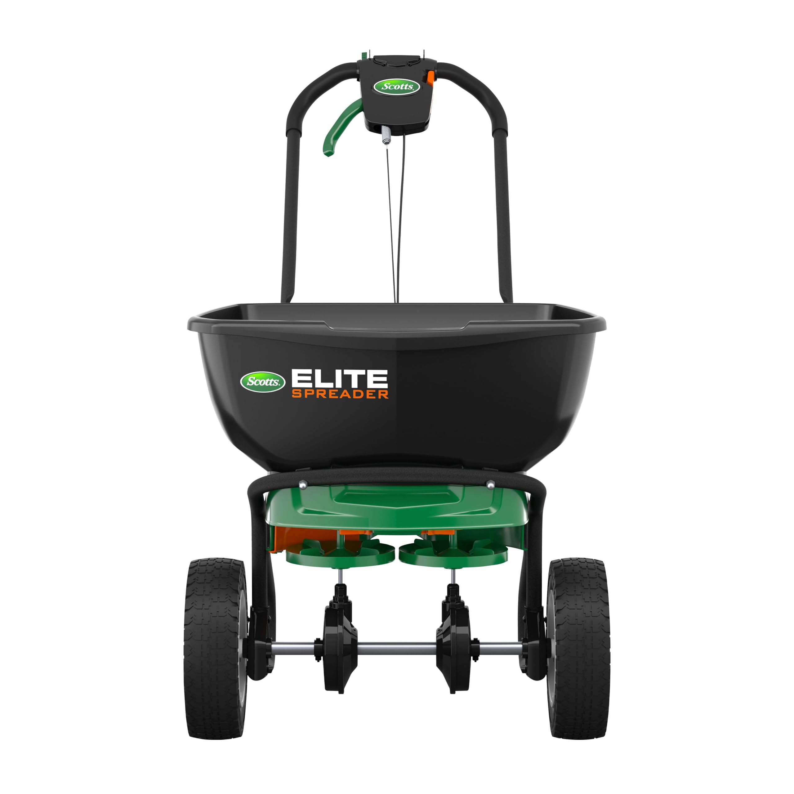 Scotts Elite Spreader for Grass Seed, Weed and Feed, Fertilizer, Salt ...