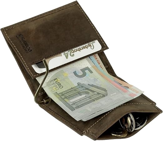 Sportliche Leder Dollarclip Herren Geldbörse Geldclip Geldbeutel mit ...