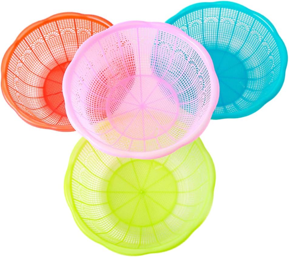 Amazon.com: BESPORTBLE 4pcs Kitchen Colander Strainer Plastic Vegetable ...