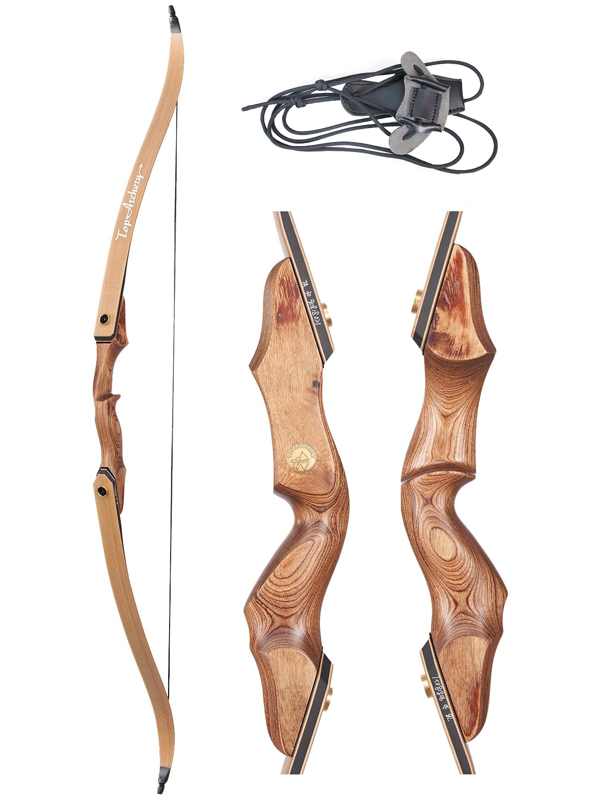 TOPARCHERY recurve Bow 60" recurve Bows for Adults Hunting Bow for ...