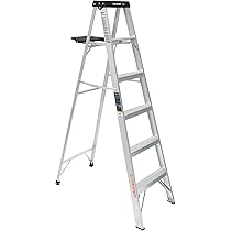 Truper Step Ladders Without Pail Shelf, 3-Step Stepladder, 58% OFF