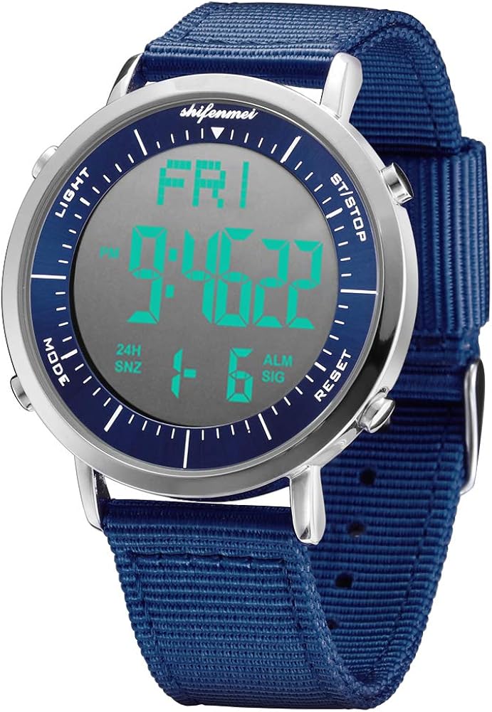 Digital Sports Watch, shifenmei Military Cool Waterproof Mens Digital ...