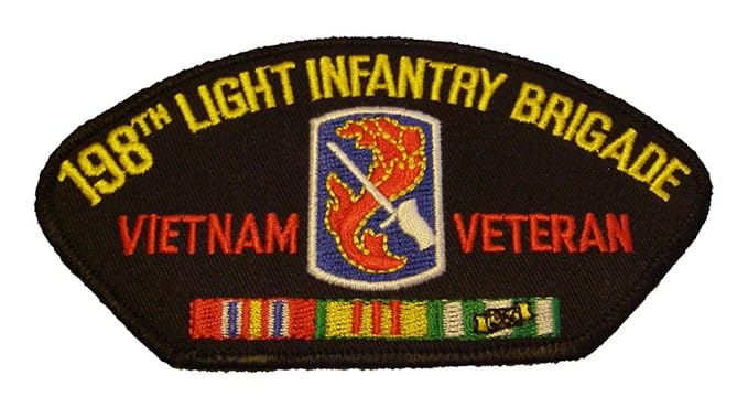 Amazon.com : 198TH LIGHT INFANTRY BRIGADE VIETNAM VETERAN with CREST ...