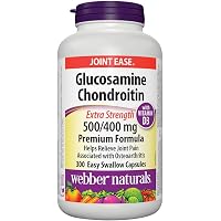 Webber Naturals Glucosamine & Chondroitin, Extra Strength Joint Pain ...