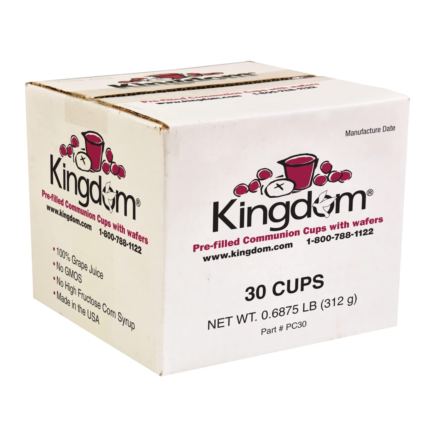 Mua Kingdom Prefilled Communion Cups with Wafers - 30 Count trên Amazon ...