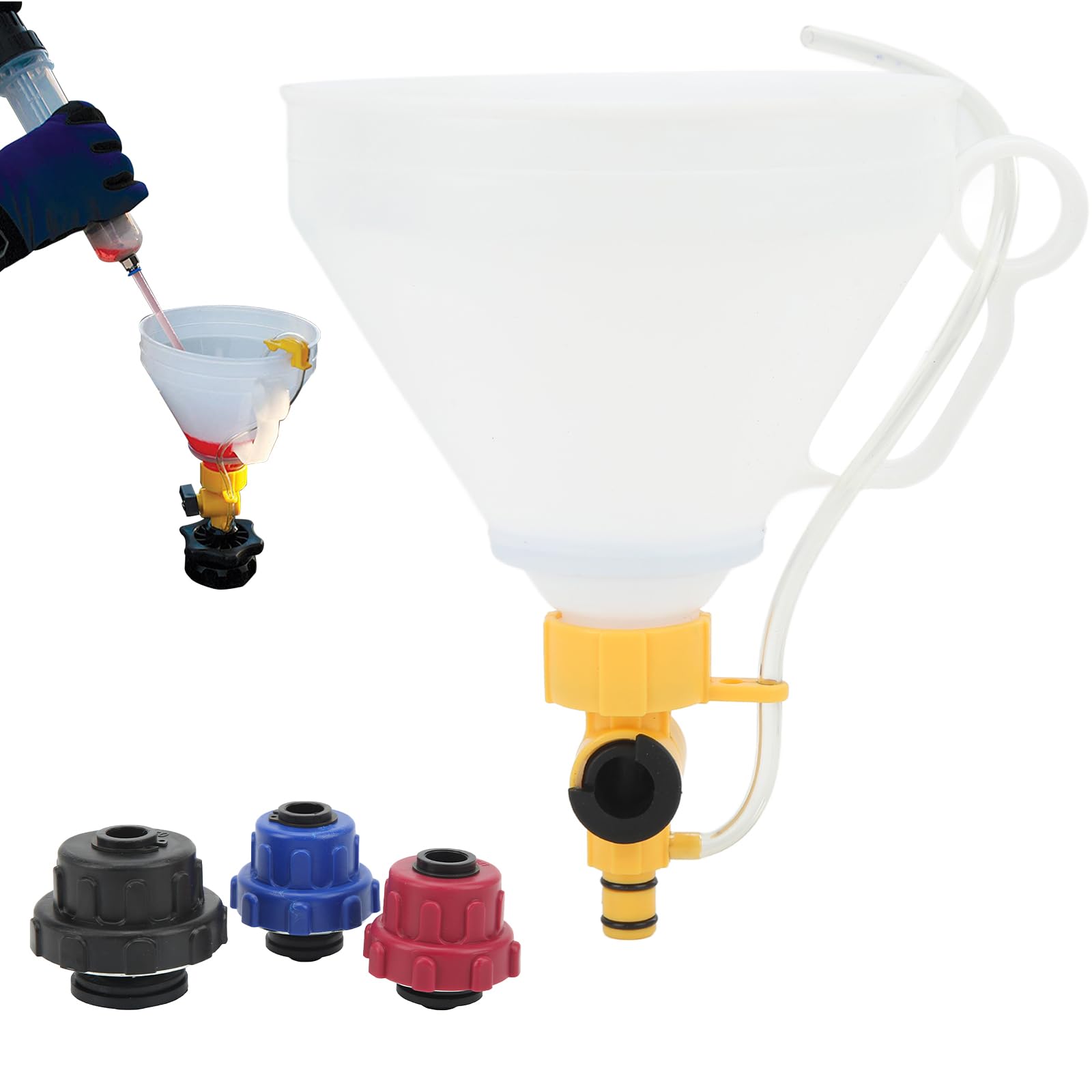 Mua Coolant Charger Coolant Replacement Funnel Coolant Refill Funnel 3 ...