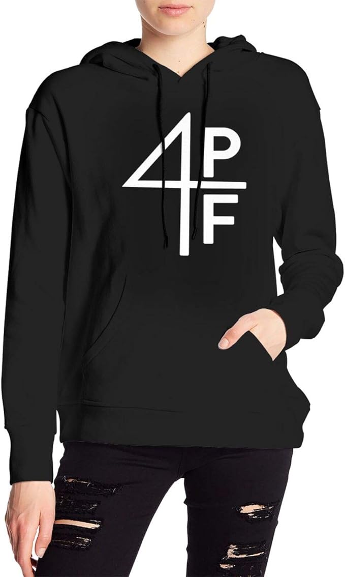 Amazon.com: Official 4pf Womans Big Logo Graphic Hooded Pullover ...