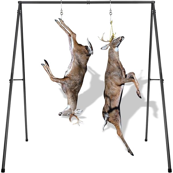 Field Dressing Kit YITAMOTOR 600lbs Tripod Game Hoist Deer Hanger, 3 ...