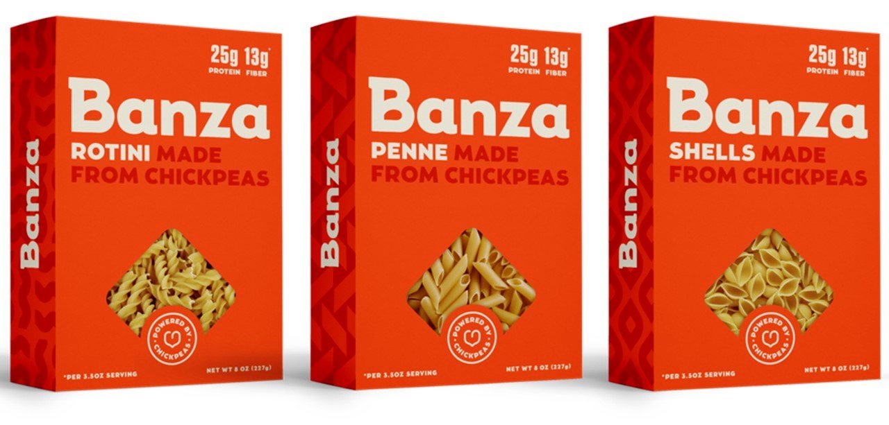 Banza Non-GMO Gluten Free Chickpea Pasta 3 Shape Variety Bundle, (1 ...