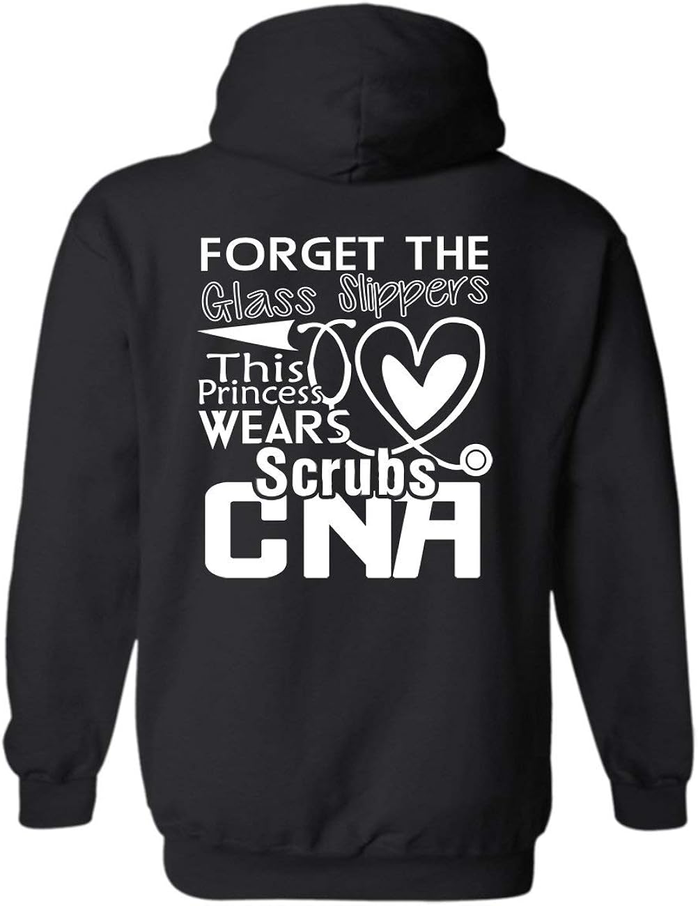 This CNA Wears Scrubs Adult Hoodie Outerwear Sweatshirt for Men, Women ...