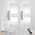 GOODATE Plug in Wall Sconces with Stepless Adjustable 3000K-6500K ...