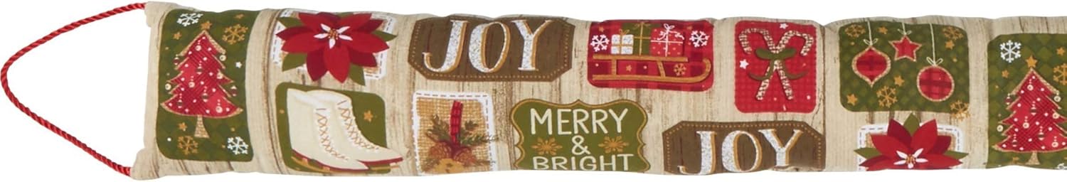Amazon.com: Draft Blocker Festive Holiday Christmas Door Draft Stopper ...