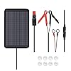 Renogy 5W Solar Trickle Charger Portable Battery Maintainer with ...