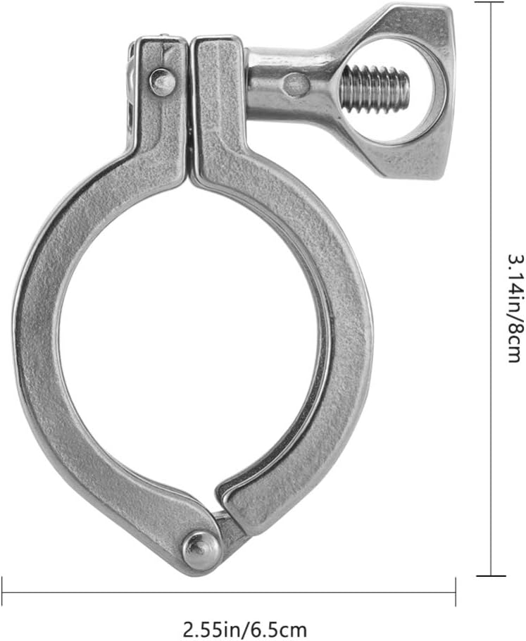 TEHAUX Heavy Duty Tri Clamp Stainless Steel 304 Single Pin with Wing ...