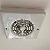 Manrose QF100T Quiet Extractor Fan with Timer for 4"/100mm Duct: Amazon ...