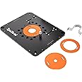 SpeTool Aluminium Router Table Insert Plate Router Plate Kit with ...