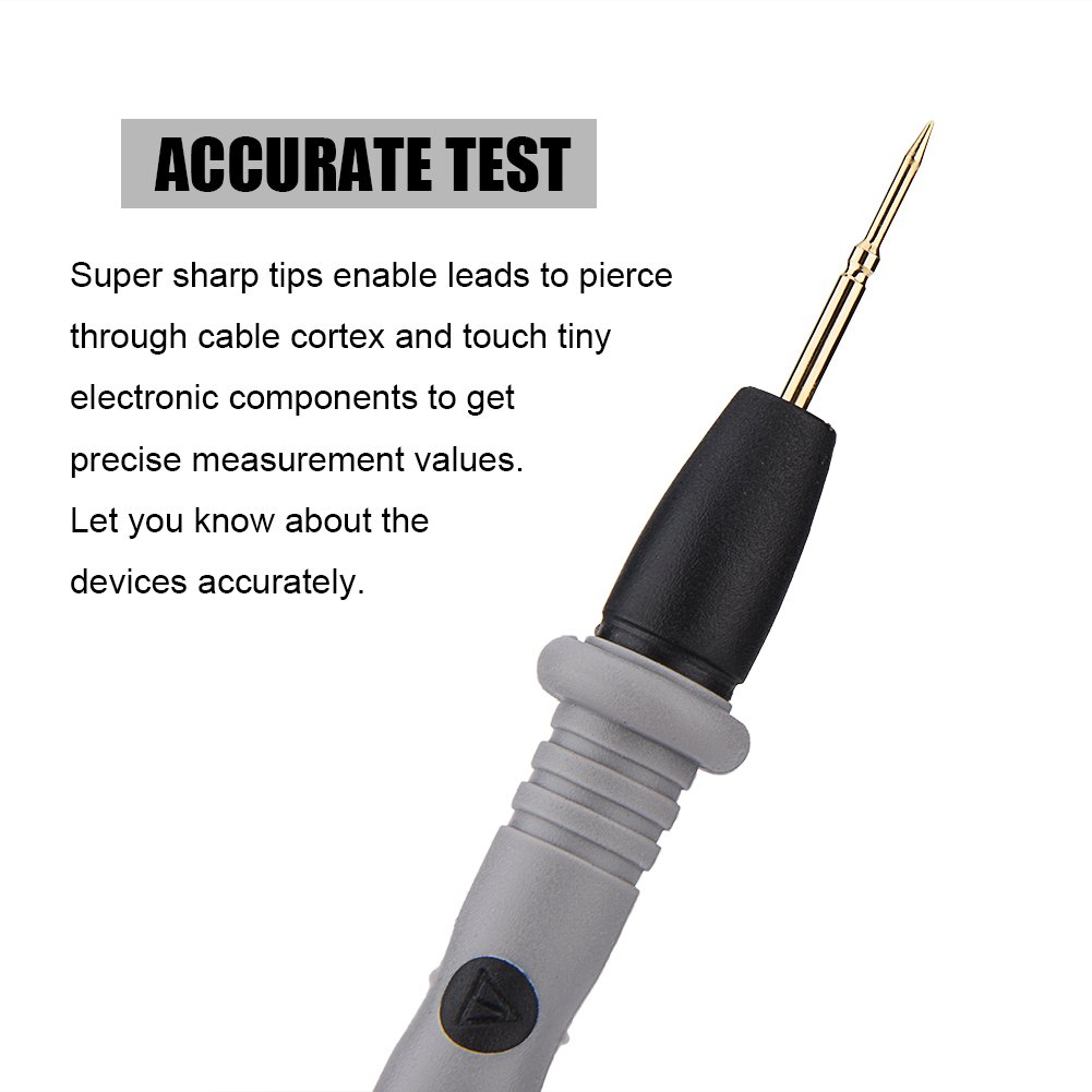 Multimeter Probe -Ultra-sharp Probe Test Cable Reliable Values 1000V ...