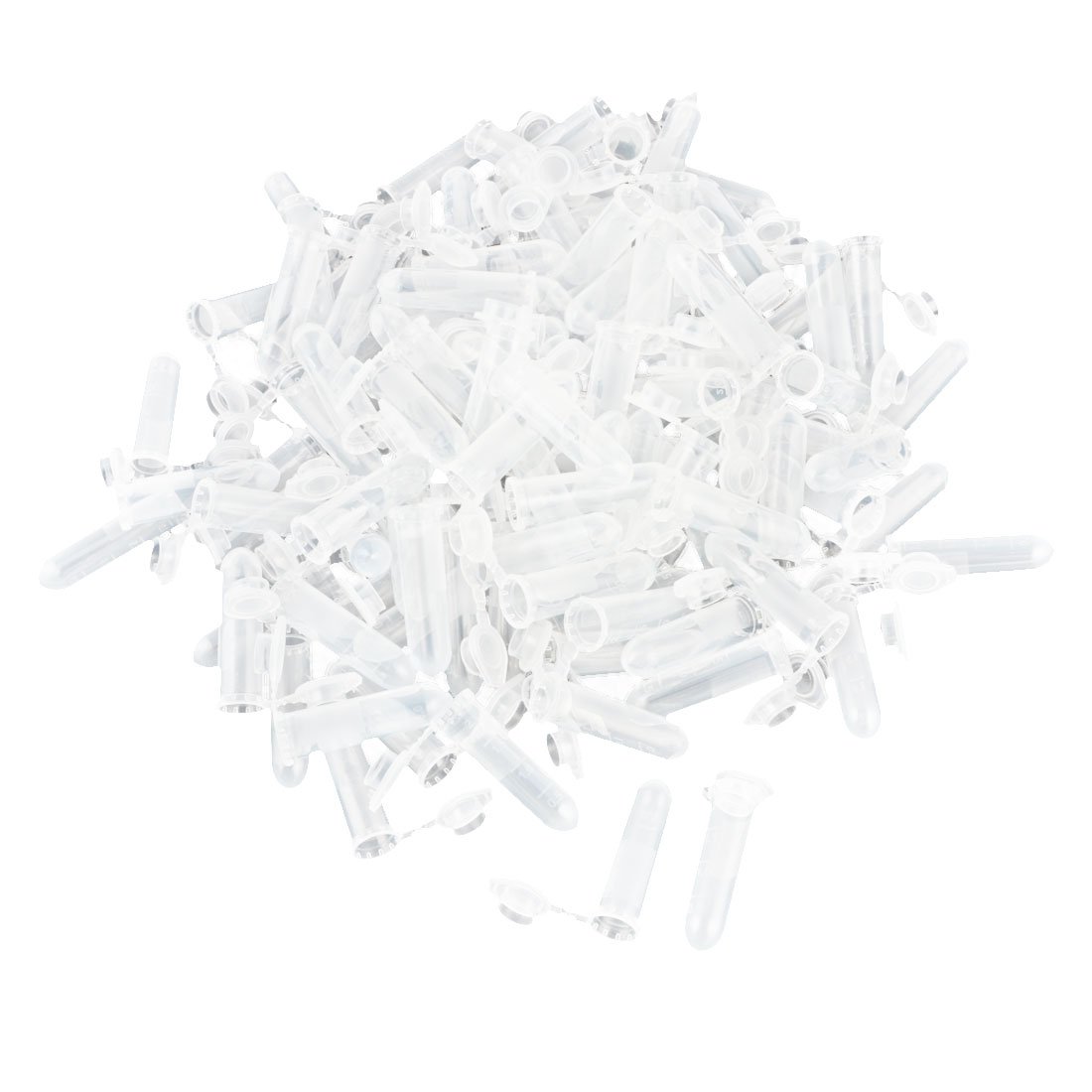 Sourcing Map 500 Pcs 2ml Plastic Centrifuge Tubes With Snap ...