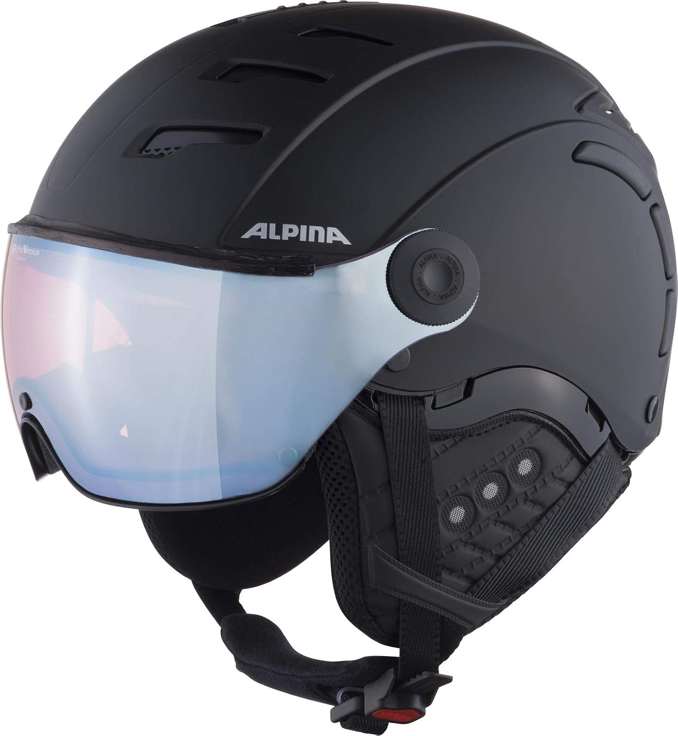 ALPINA Unisex – Adult JUMP 2.0 QVM Ski and Snowboard Helmet Black Matt ...