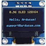 Amazon.com: 0.96" I2C IIC Serial 128X64 White OLED LCD LED Display Module for Arduino: Toys & Games