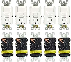 Leviton TR GFCI/SWITCH COMBO NO WLPLT WHT - - Amazon.com