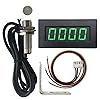 DIGITEN 4 Digital Green LED Tachometer RPM Speed Meter + Hall Proximity ...