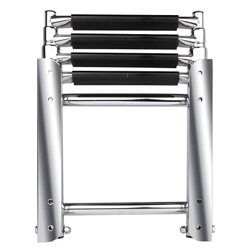 316 Stainless Steel 4 Step Boat Ladder Under Platform Pontoon Ladder ...