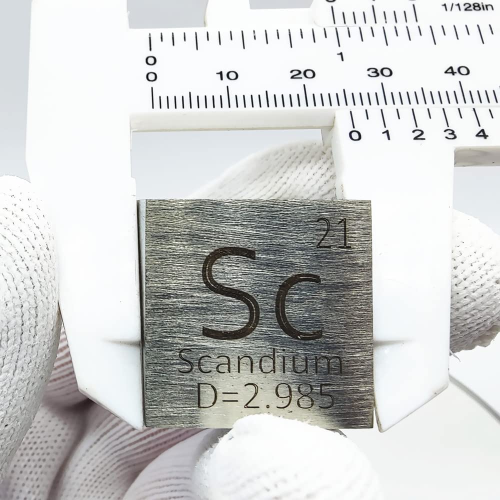 Mua 1" Scandium Cube Sc 99.95% lanthnoid Element Cube Pure 25.4mm ...