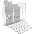 Amazon.com: 60 Plastic Collar Stays for Men's Dress Shirts - Dress ...