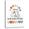 Amazon.com: PHAMTE Safe Space Classroom Decor, Safe Space Sign Wall Art ...
