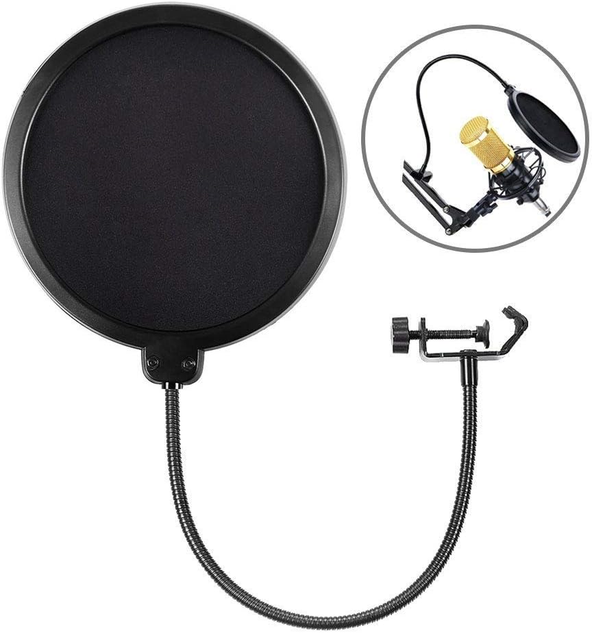 Filtro de Micrófono Pop Filtro de Grabación Filtro Pop rompevientos ...