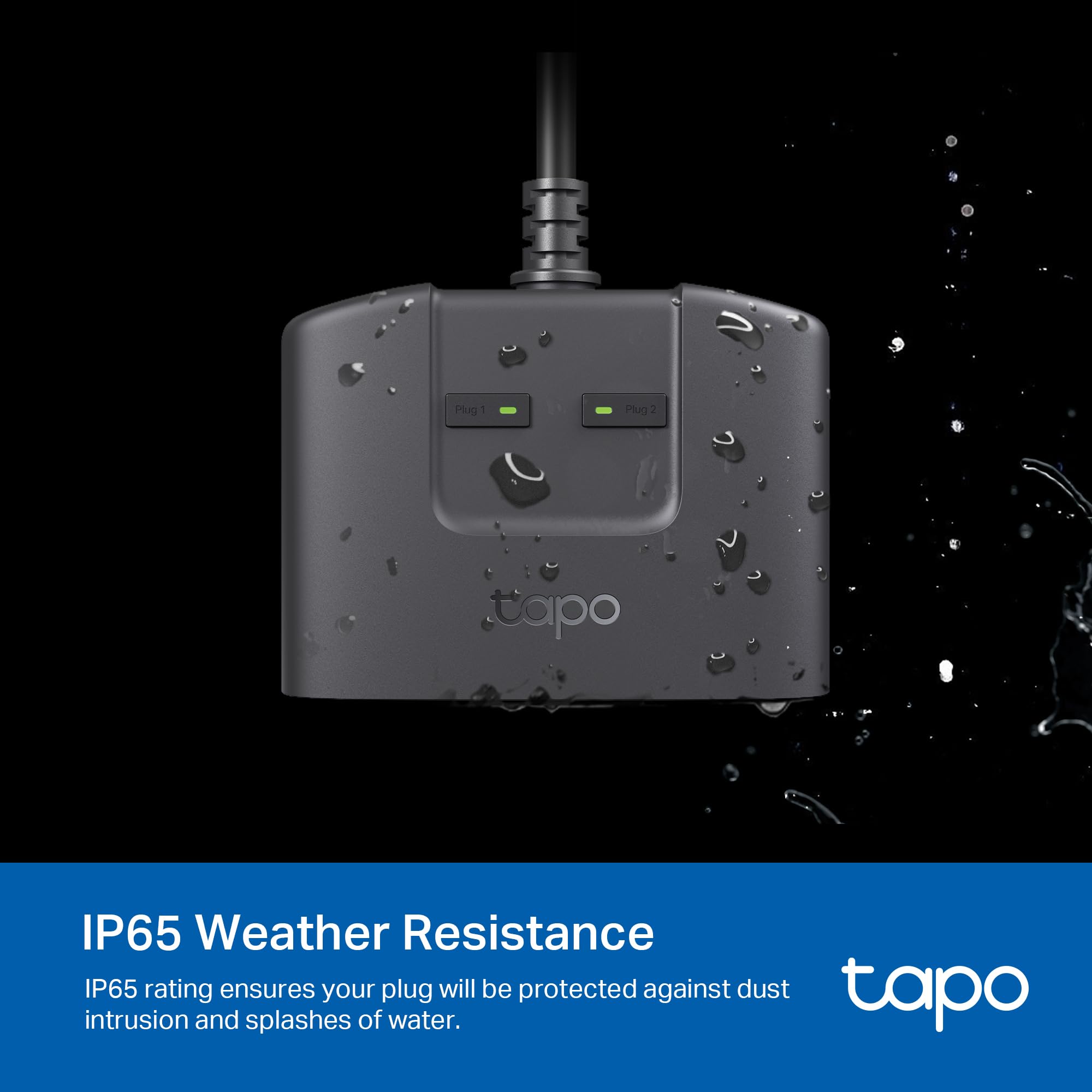 Mua TP-Link Tapo Matter Outdoor Smart Plug, 2 Individual outlets, IP65 ...
