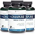 Amazon.com: OMAPURE Pharmaceutical Grade Omega-3 Fish Oil Supplement (3 ...