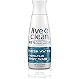 Amazon.com : Live Clean Body Wash, Hydrating Fresh Water, 17 Oz ...