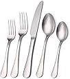 Amazon.com | Silverware Set, 20-Piece Stainless Steel Flatware Set ...