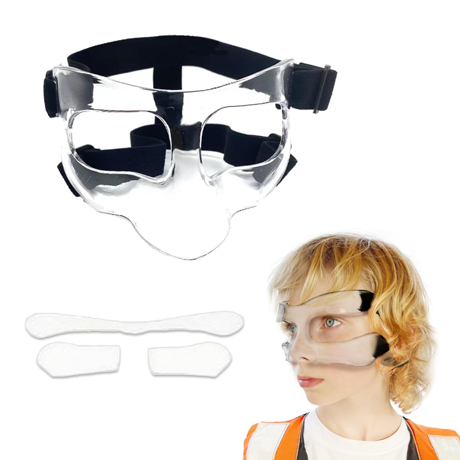 Nose Guard for Broken Nose Face Shield Masks, Adjustable Nose Guard for ...