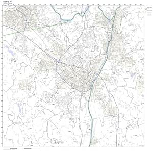 Albany, NY ZIP Code Map Not Laminated : Amazon.ca: Office Products