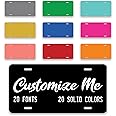Amazon.com: Custom License Plate for Front of Car | Custom Personalized ...