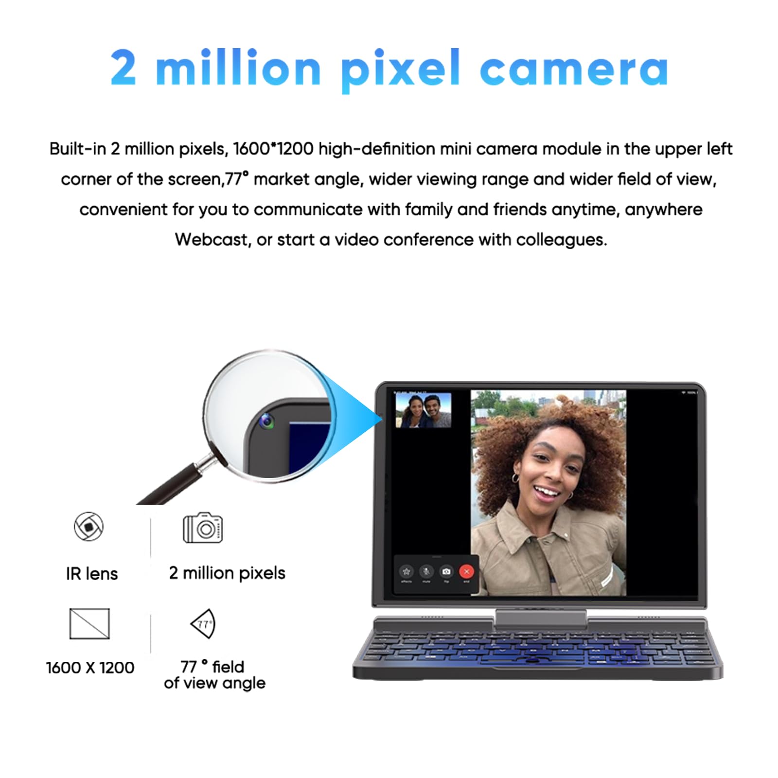 Mua Tuofudun 8 Inch Touchscreen Mini Laptop, 12th Gen Intel N100, 12GB ...