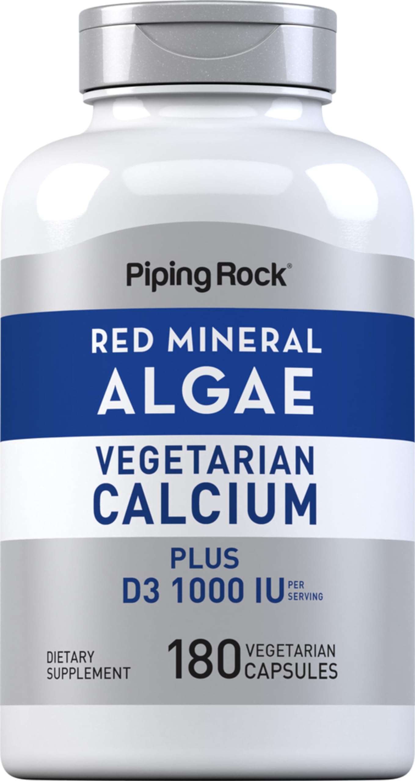 Mua Piping Rock Red Mineral Algae | Vegetarian Calcium | 180 Capsules | Plant Based Plus Trace ...