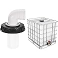 Amazon.com : PATIKIL 90° IBC Lid Filter Cover 163mm Plastic Ton Barrel ...